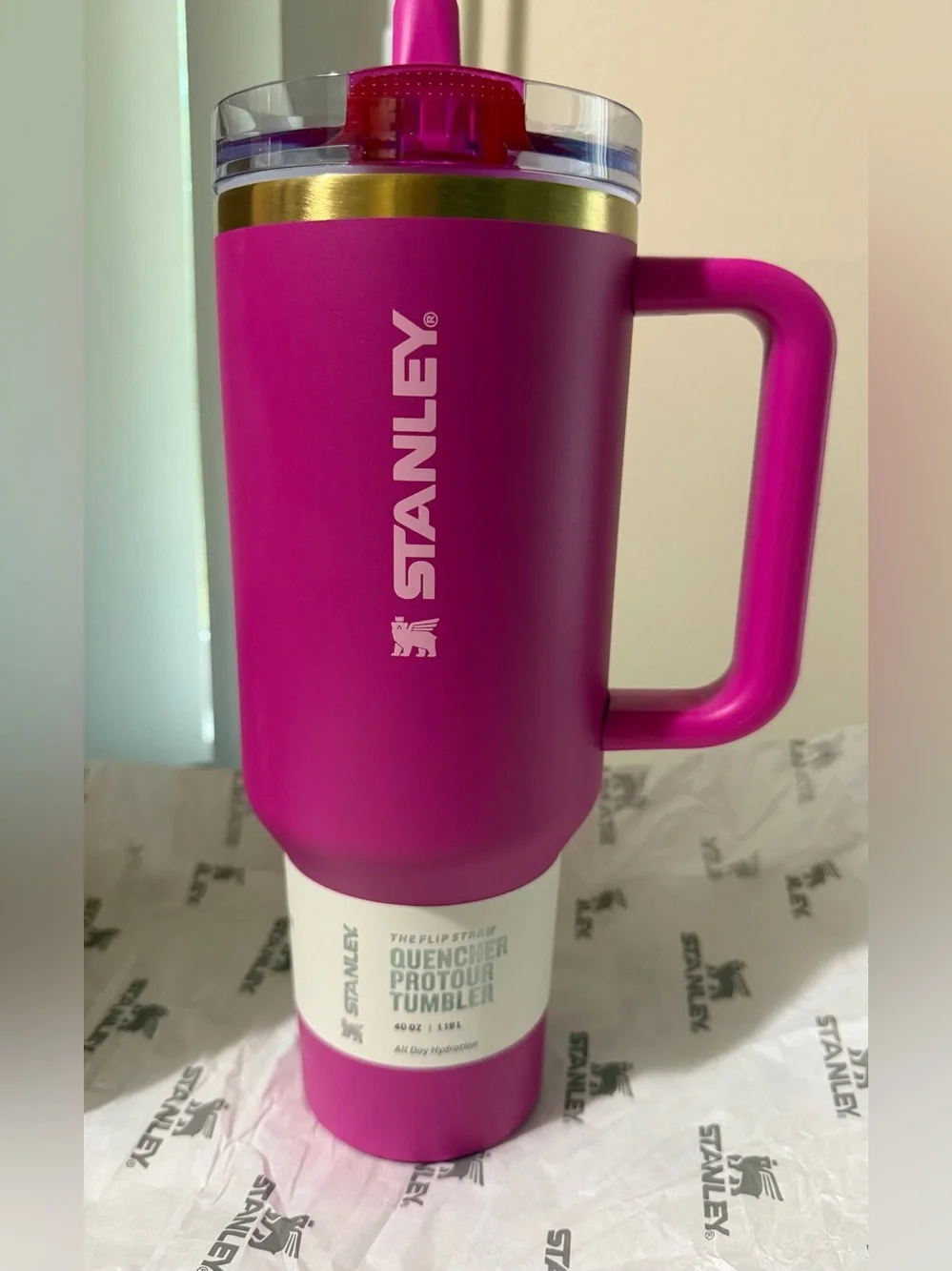 Stanley | Dining | Fuschia The Quencher Protour Flip Straw 4 Oz Nwt ...